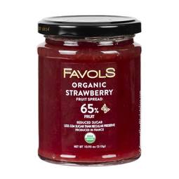 Wholesale Favols Organic Strawberry Spread, Reduced Sugar