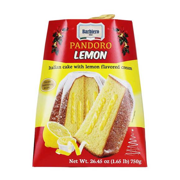 Wholesale Barbiero Pandoro with Lemon Cream