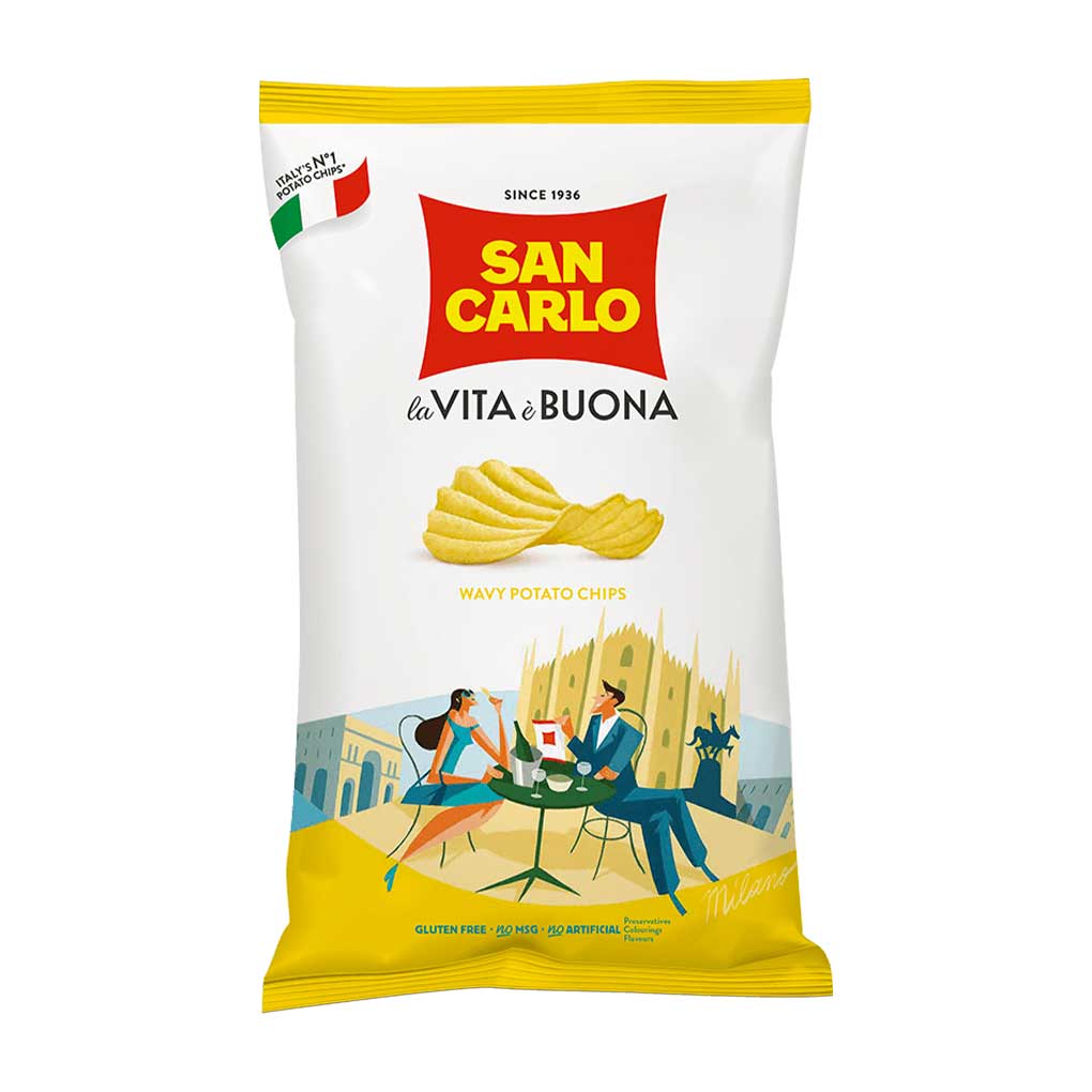 Wholesale San Carlo Italian Wavy Potato Chips