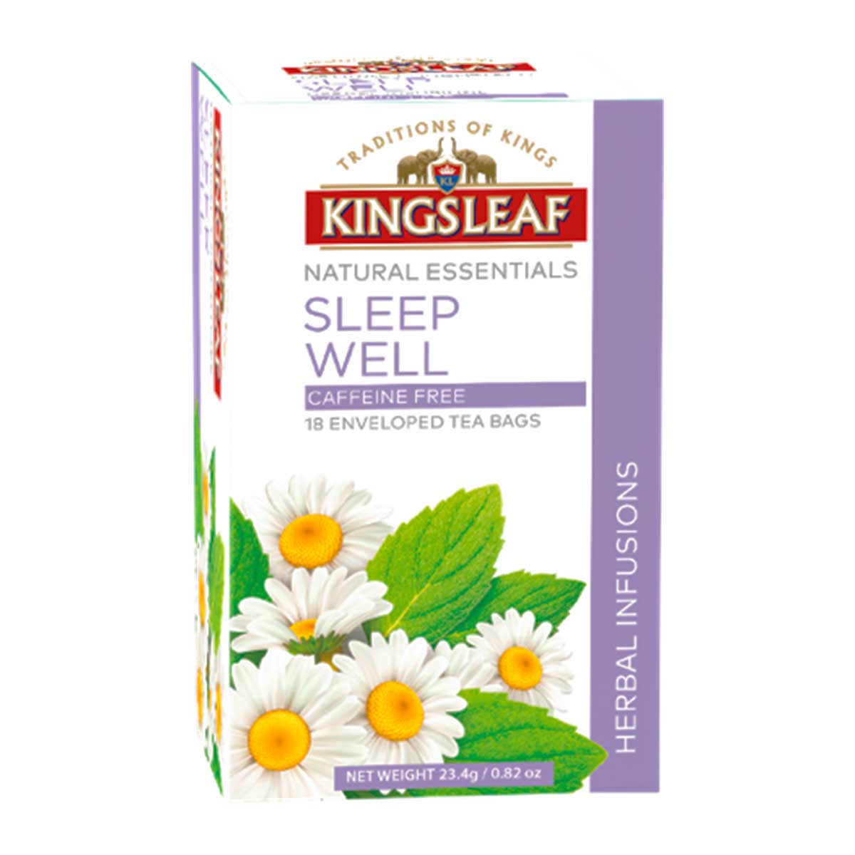 Wholesale Kingsleaf Sleep Well Ceylon Tea, Caffeine Free, 18 Bags